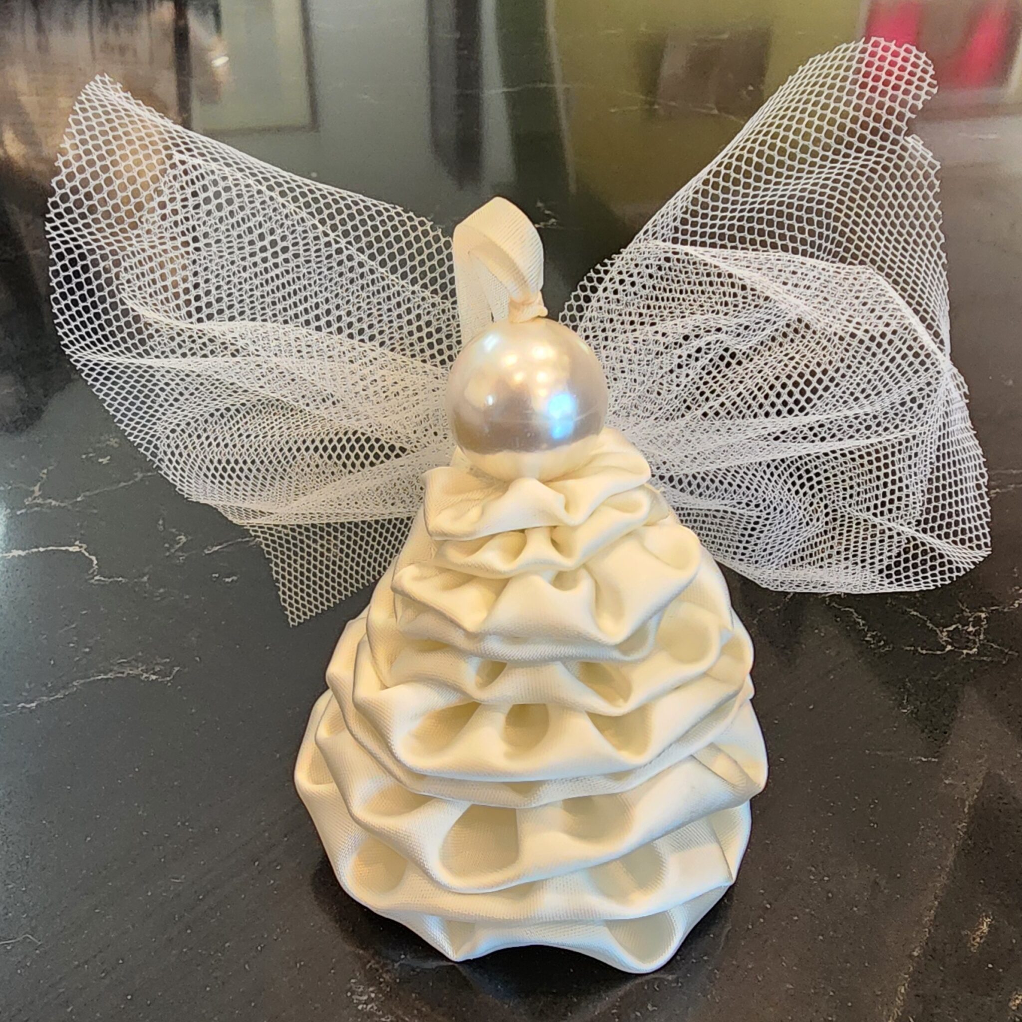 Yoyo Angel Ornament Pattern - Pam Jenner