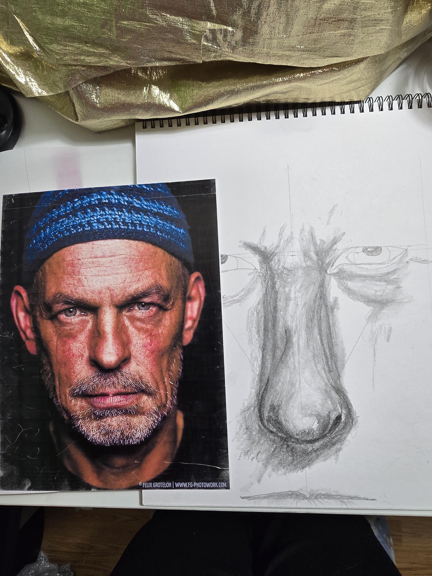Drawing With Hollis, Faces 1 - Pam Jenner