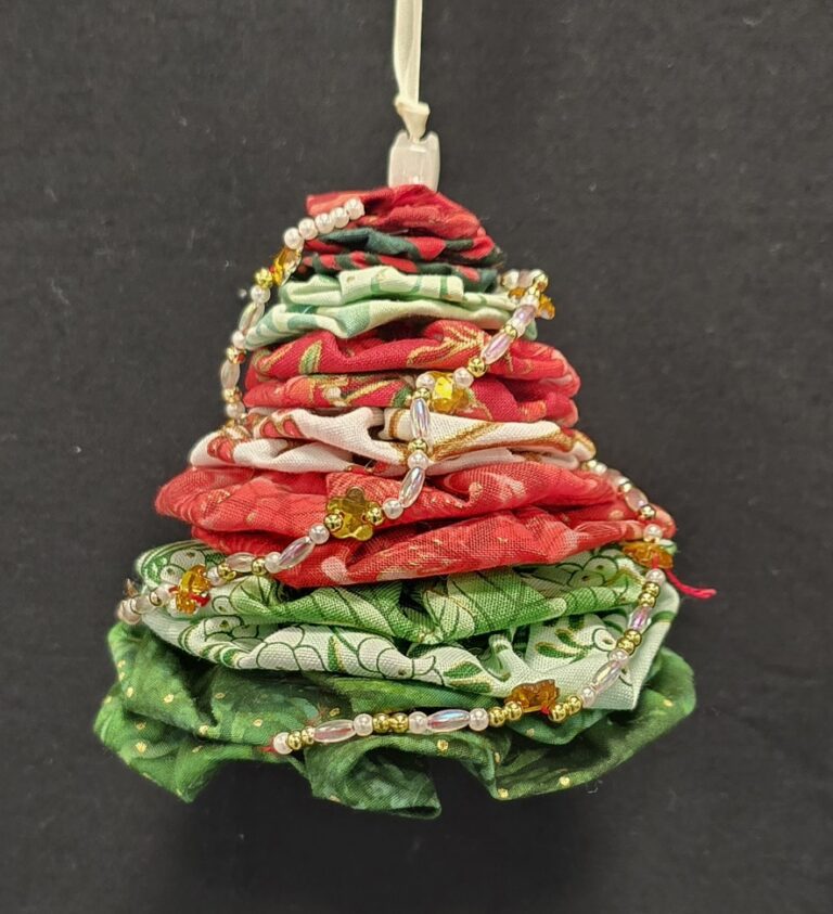 Yoyo Tree Ornament Pattern - Pam Jenner